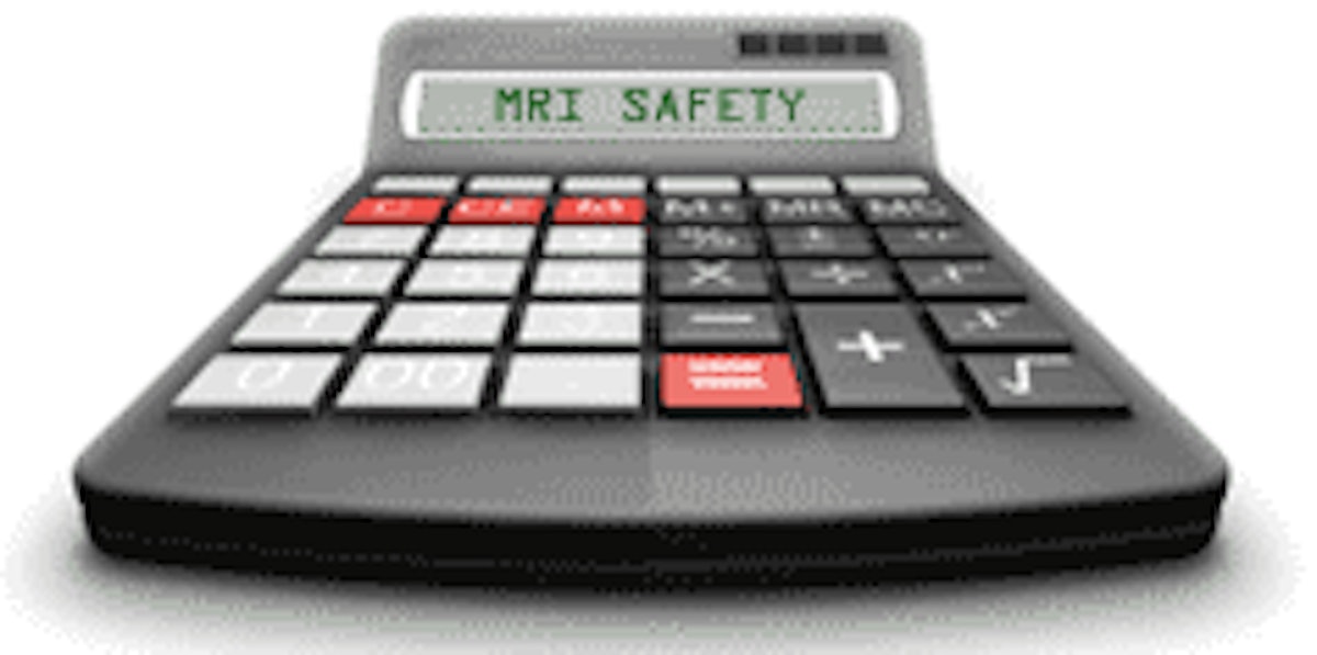 How to calculate your MRI suite safety score | AuntMinnie