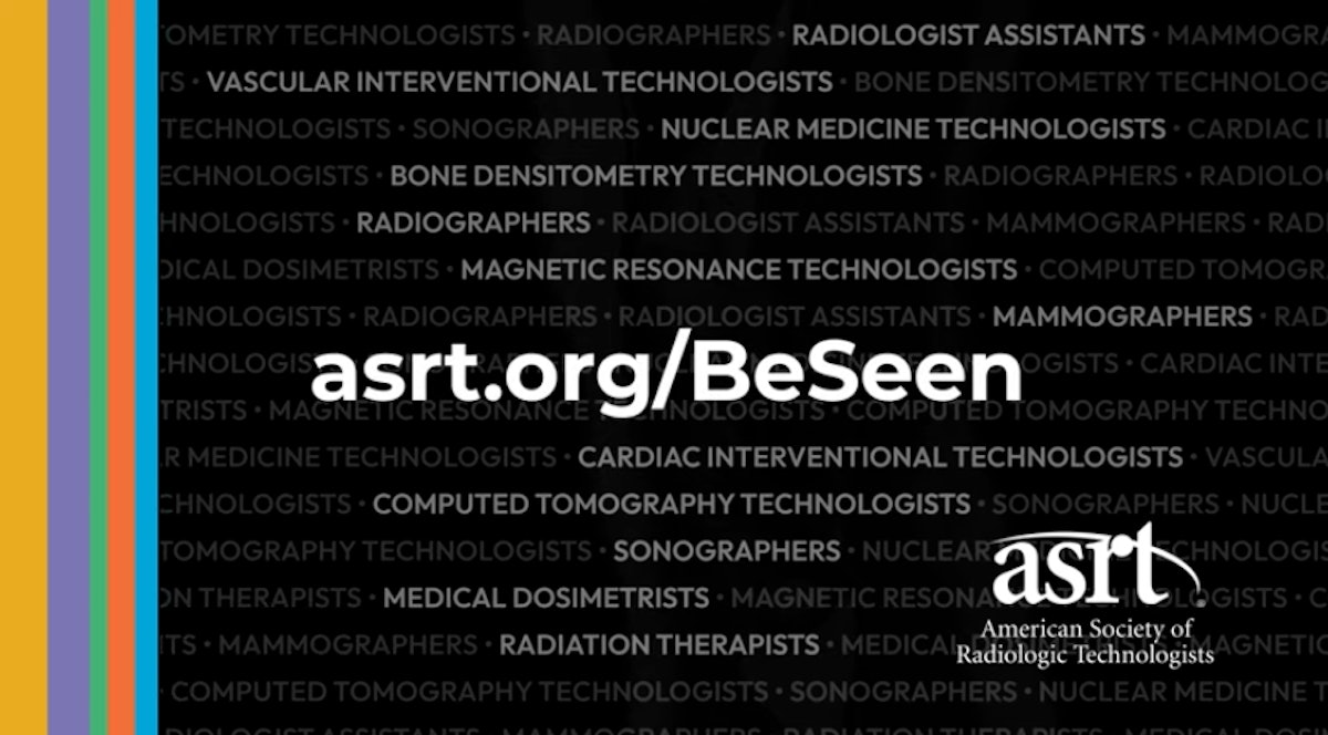 ASRT launches new public awareness campaign | AuntMinnie